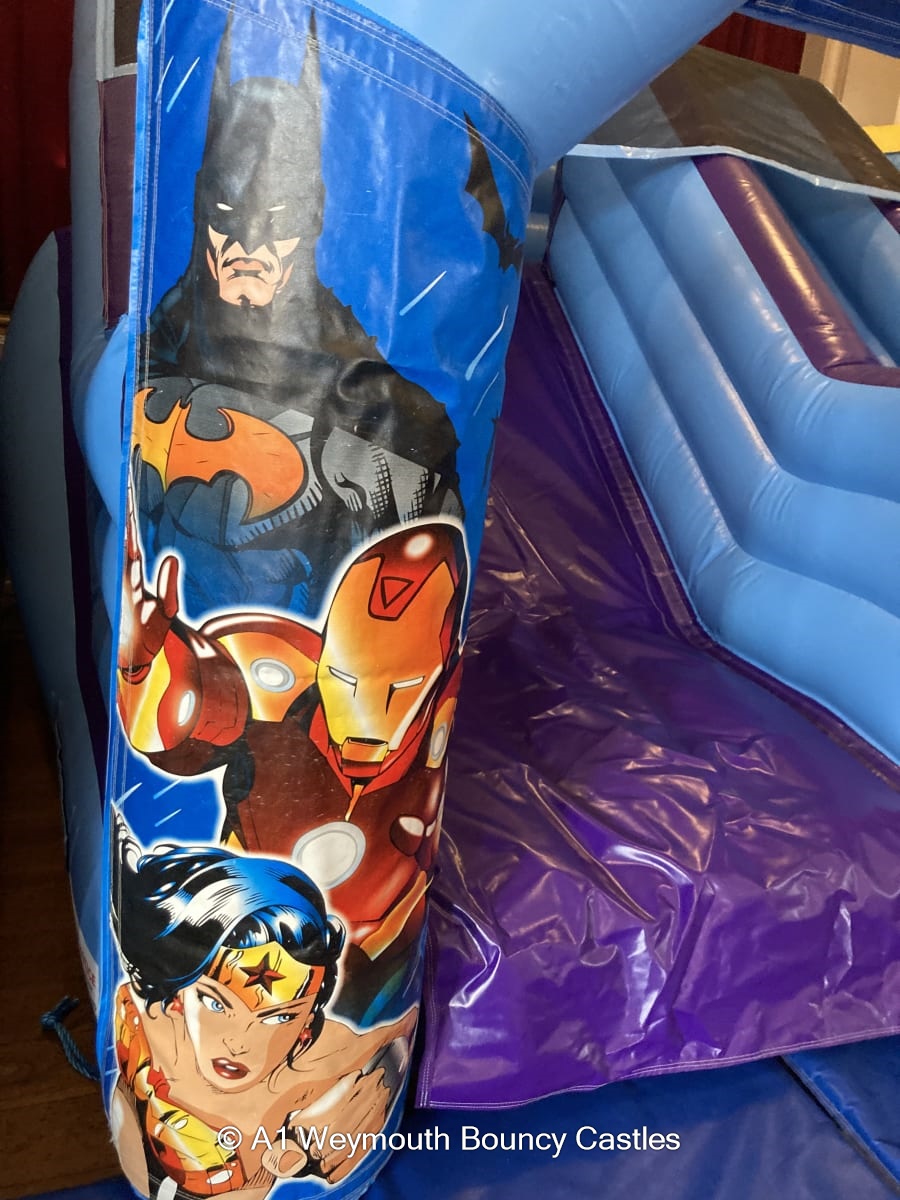Superhero party slide - Bouncy Castle Hire in Weymouth & Dorset | A1 ...