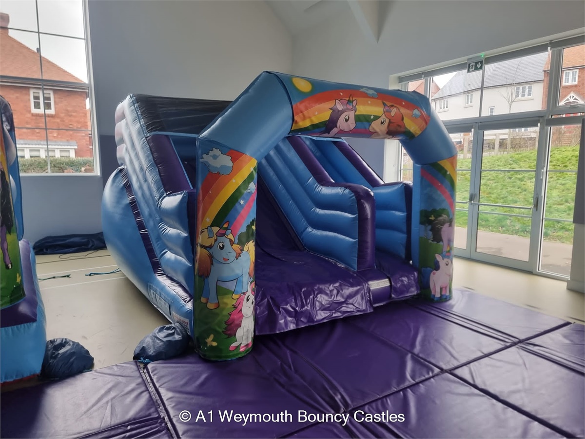 Unicorns Slide - Bouncy Castle Hire in Weymouth & Dorset | A1 Weymouth ...