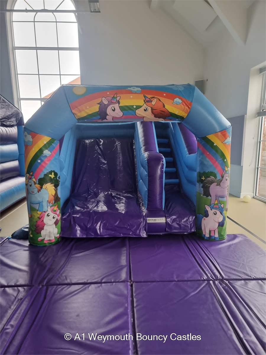 Unicorns Slide - Bouncy Castle Hire in Weymouth & Dorset | A1 Weymouth ...