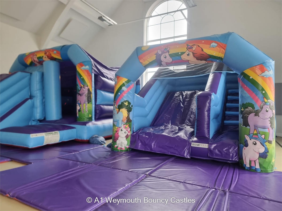 Unicorns Slide - Bouncy Castle Hire in Weymouth & Dorset